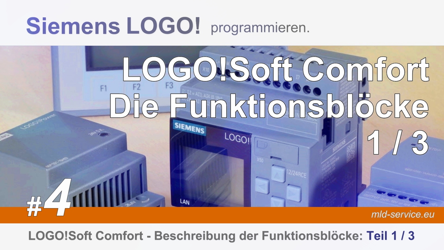 LOGO!Soft Comfort - Mit Funktionsblöcken LOGO! 8 programmieren – Teil 4 ...